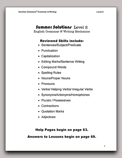 English Grammar & Writing Mechanics 2