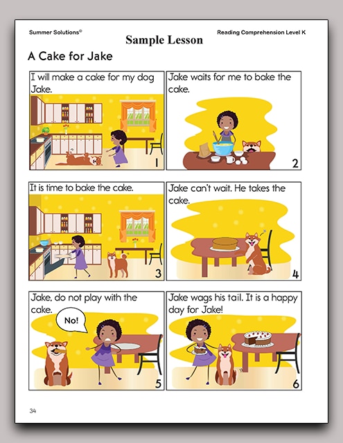 Reading Comprehension K