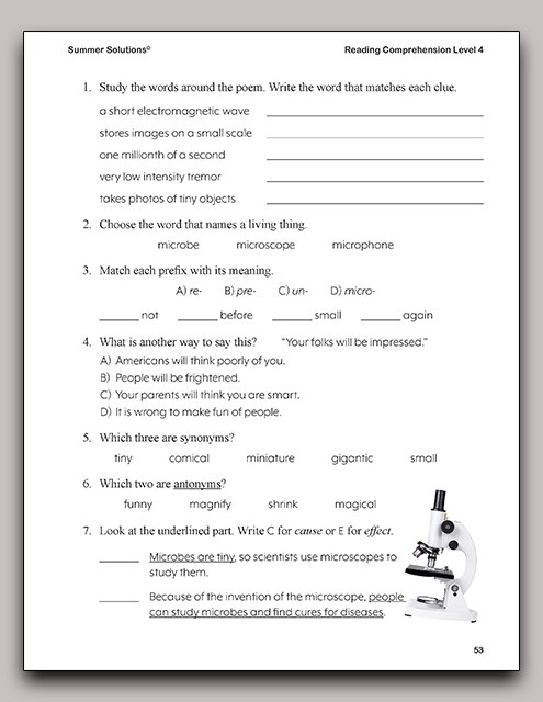 Reading Comprehension 4