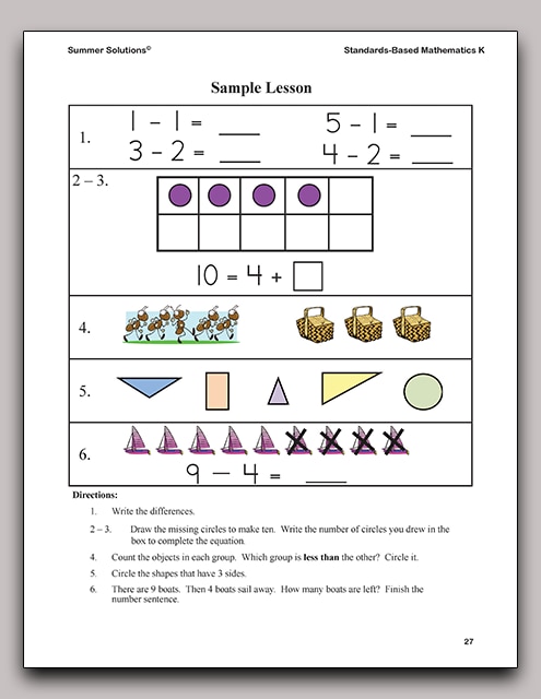 Standards-Based Mathematics K