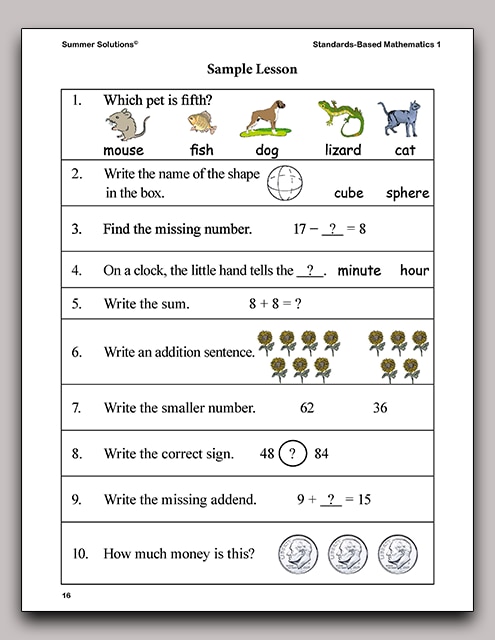 Standards-Based Mathematics 1
