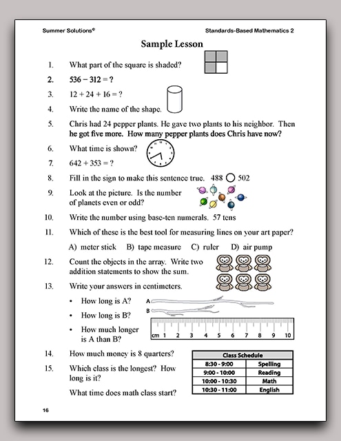 Standards-Based Mathematics 2
