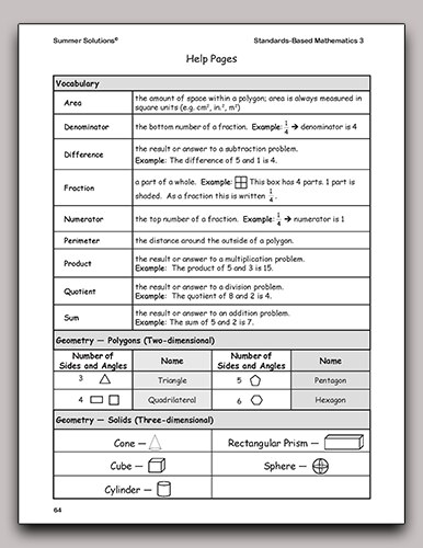Standards-Based Mathematics 3