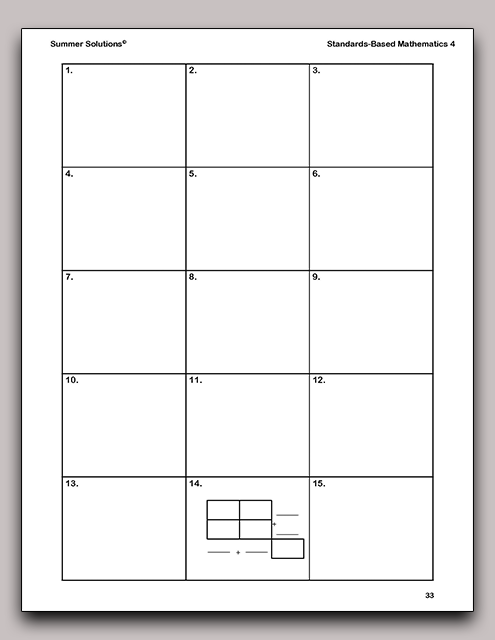 Standards-Based Mathematics 4