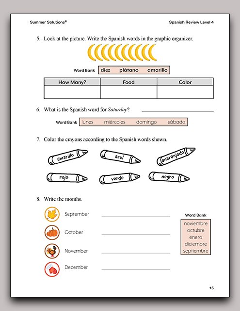 Spanish Review 4
