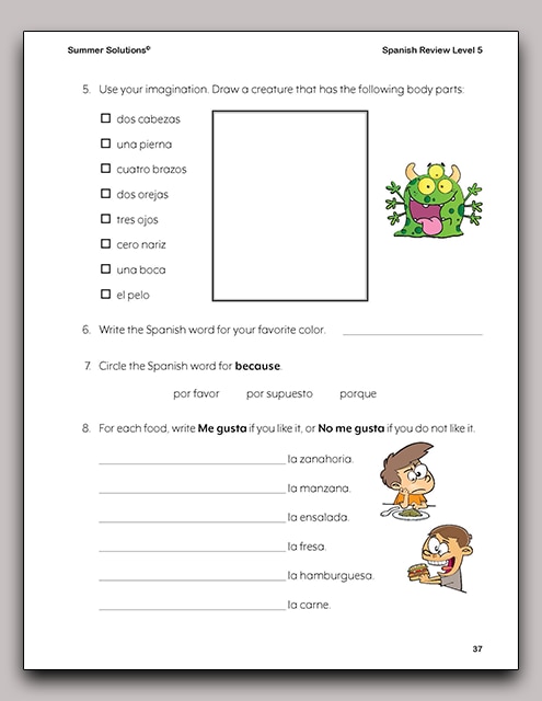 Spanish Review 5